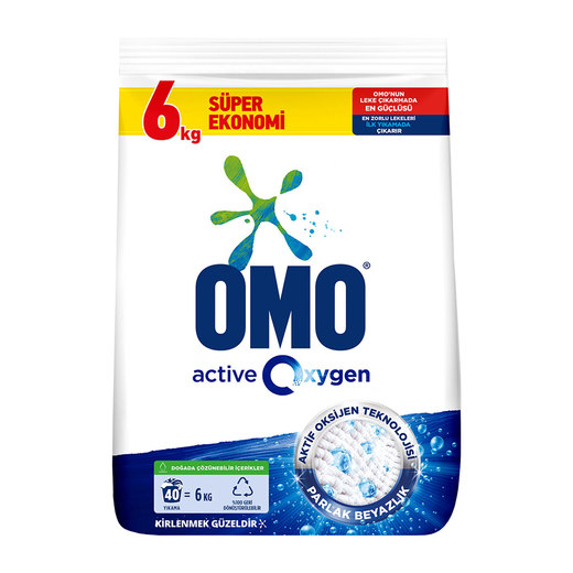 Omo Matik Active Oxygen 6 kg | Omo | Markalar | Mopaş Online Supermarket
