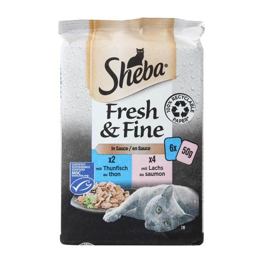 Sheba Fresh Fine Mini Balıklı 6x50 gr | Sheba | Markalar | Mopaş Online ...
