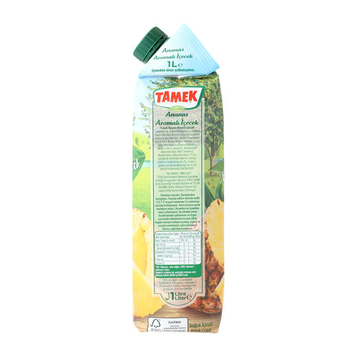 Tamek Ananas Meyve Suyu 1 L | Tamek | Markalar | Mopaş Online Supermarket