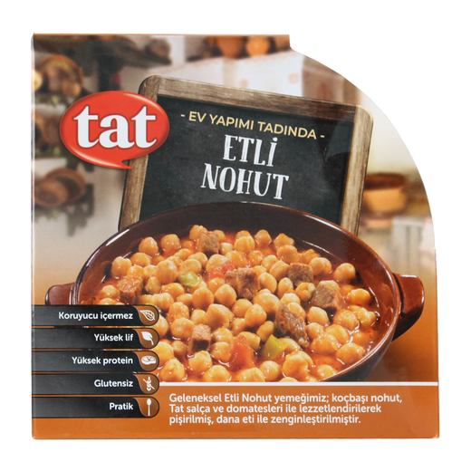 Tat Etli Nohut 200 gr | Sebzeli, Etli Hazır Yem | Hazır Yemek | Hazır ...