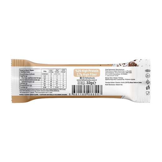 Fellas Protein Bar Vanilya Kakao 32 gr | Fellas | Markalar | Mopaş ...