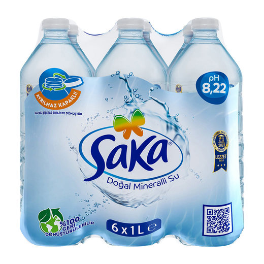 Saka Su 6x1LT | Sade Sular | Su, Maden Suyu | İçecekler | Mopaş ...